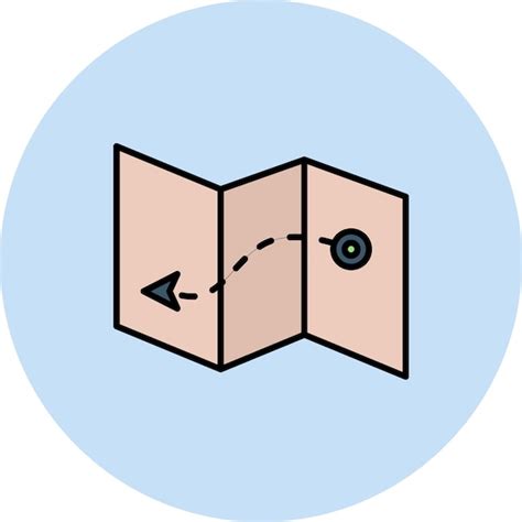 Premium Vector Paper Map Flat Illustration