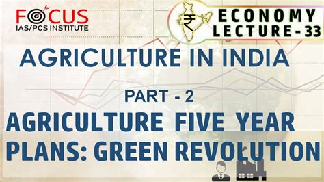 Ias Pcs Economy Lecture 33 Agriculture In India Part 2 Youtube