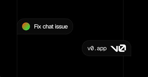 Fix Chat Issue V0 By Vercel