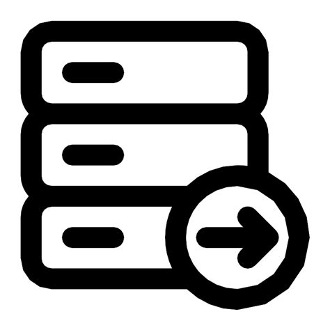 Database Server UI Vector SVG Icon SVG Repo