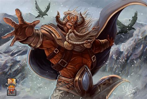 Odin By Ikkitouch On Deviantart