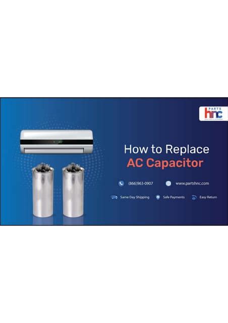 How To Replace Ac Capacitor Partshnc Pdf