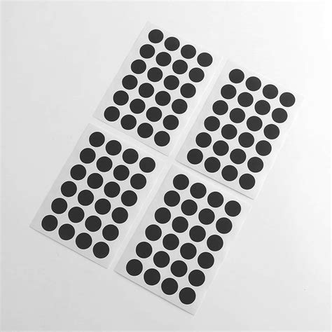 16mm 컬러 원형 스티커 60매세트블랙 홈플러스 익스프레스