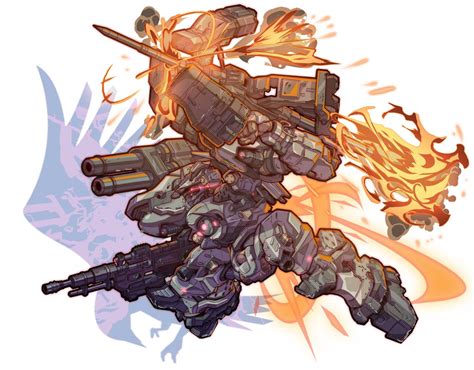 見せてもらいましょう借り物の翼でどこまで飛べるか」armored Core V」ラムネ粒のイラスト