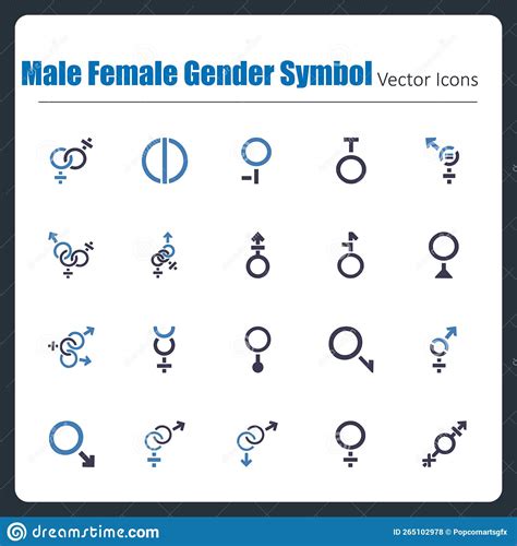 Male Female Stock Vector Illustration Of Bisexual Vector 265102978