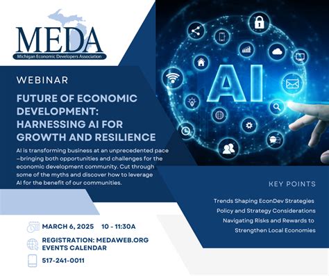 Webinar Future Of Economic Development Harnessing Ai For Growth And Resilience Michigan