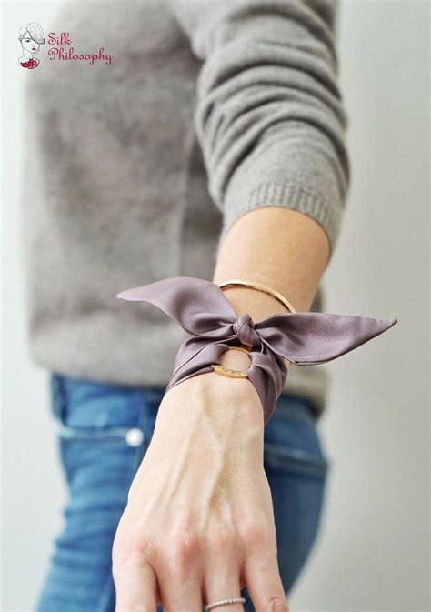 Silk Accessories By Silk Philosophy Silk Bracelet Diy Leather