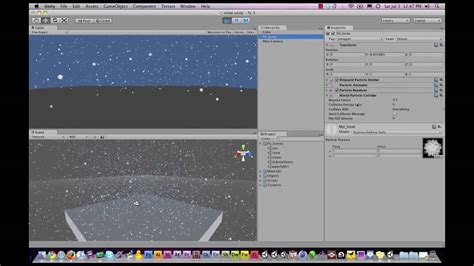 Unity3d Prefab Snow Particle Fx Youtube