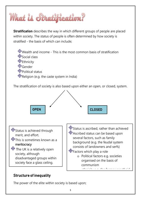 Solution Social Stratification And Inequality Sociology Studypool
