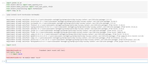 Pytorch Jupyter Lab Torch Module Not Found Installed Stack Overflow