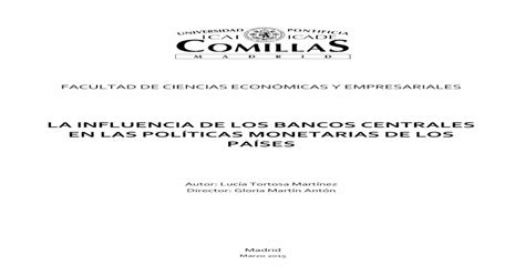 La Influencia De Los Bancos Centrales En Las PolÍticas · La Reserva