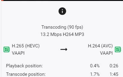 HEVC Bit Transcoding Hw Problem Since Ver On J GPU HD Linux Emby Community