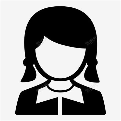 女学生孩子小女孩图标 页面网页 平面电商 创意素材 花瓣网