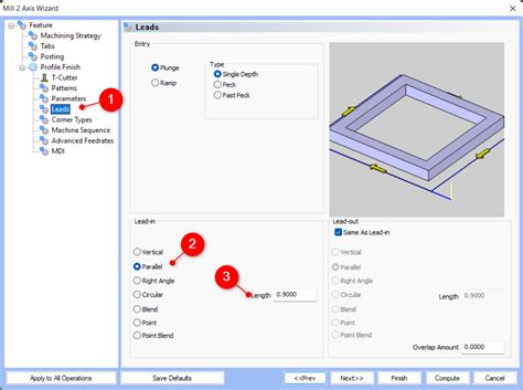 Mill 2 Axis T Cutter Undercut Example Bobcad Support