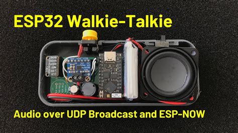 ESP32 Walkie Talkie DIY Audio Magic YouTube