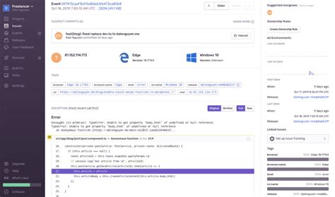 How To Monitor And Track Errors In Your Apps With Sentry Angular