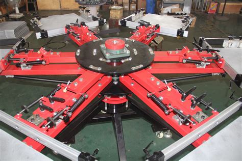 스크린 인쇄를 위한 수동 T 셔츠 인쇄기 Buy 스크린 인쇄 기계로타리 6 색 6 스테이션 스크린 인쇄 기계6 색 6 스테이션 스크린 인쇄 기계 Product On