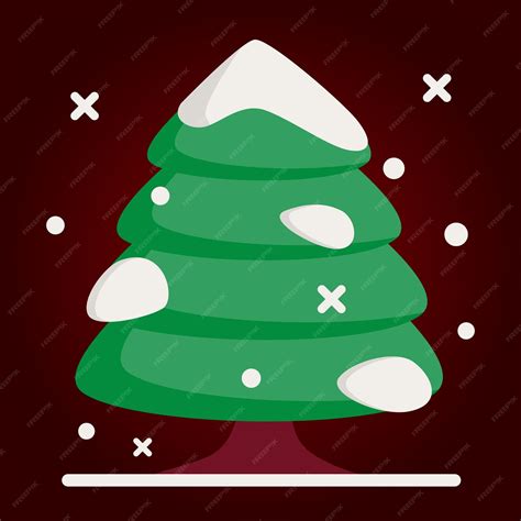 Premium Vector Christmas Tree Design Vector Illustration