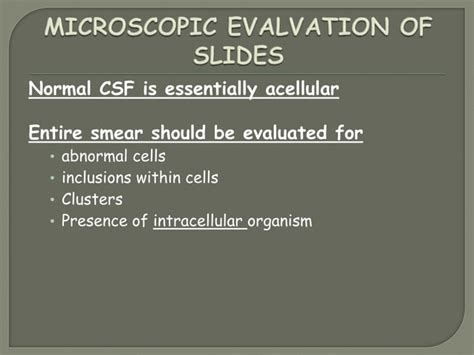 Cytology Of Csf Pptx