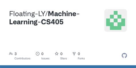 Github Floating Ly Machine Learning Cs