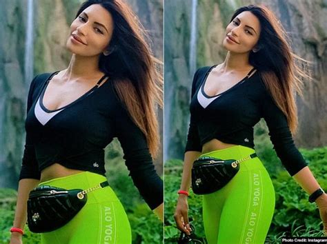 Hotness Alert Shama Sikander Hot White Bikini Picture Raise