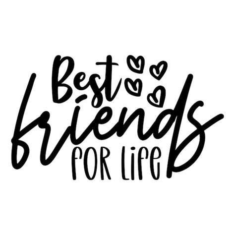 Premium Vector Friendship Quotes Svg Design