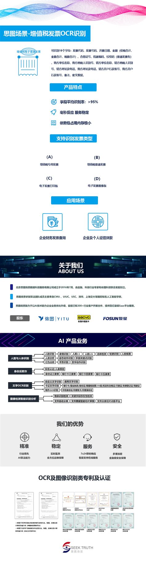 思图场景—增值税发票ocr识别 企业财务 征信 税务
