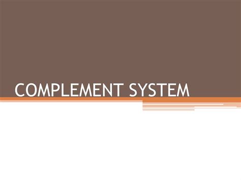 complement system coagulation and kinin system pptx