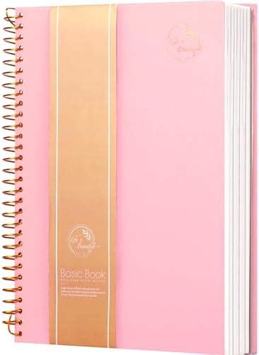 Amazon Com Pink Green Aesthetic Hardcover Notebooks For Work A5 Size 5 8 X 8 3 Inch Cute