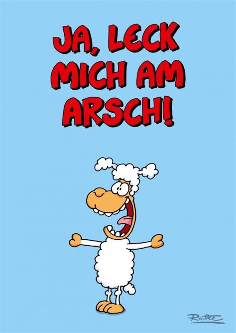 Leck Mich Am Arsch Ralph Ruthe Postkarte Online Versenden Mit