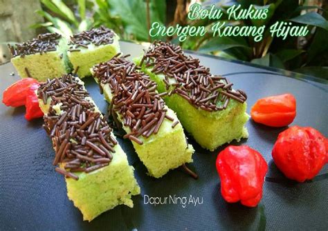 Resep 100 Bolu Kukus Energen Kacang Hijau Oleh Dapur Ning Ayu Cookpad