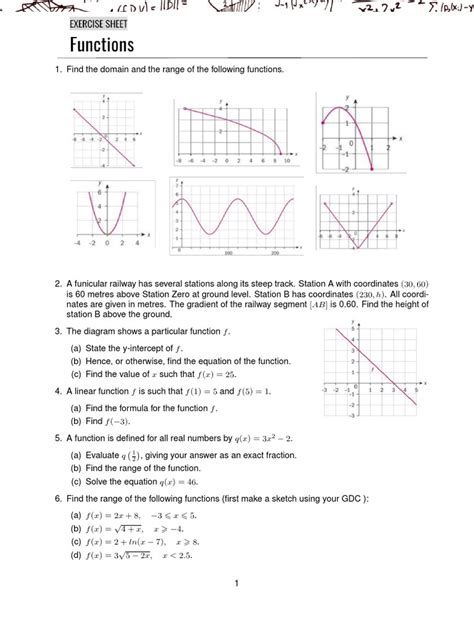 Functions Ex Sheet 2022 Download Free Pdf Function Mathematics