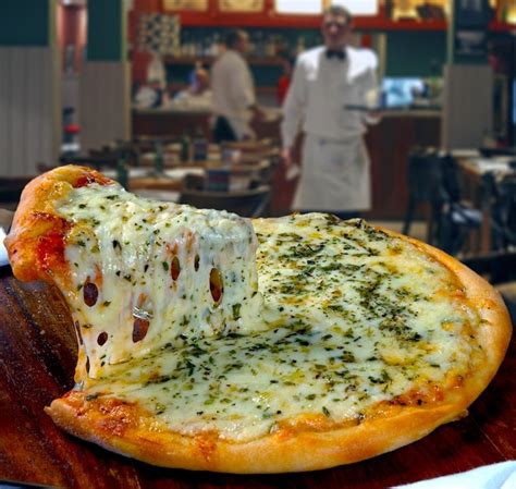 Premium Photo Pizza Slice Melted Cheese