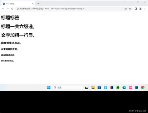 初学前端（html标签） Csdn博客
