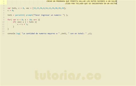 Arrays Javascript Datos Mayores A Un Valor Tutorias Co