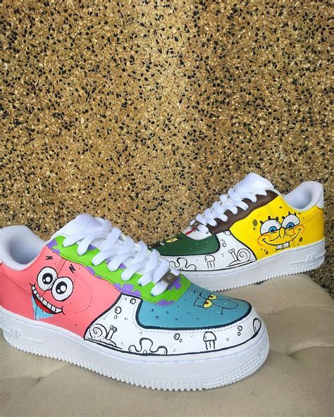 Spongebob Squarepants Custom Air Force 1 Artofit