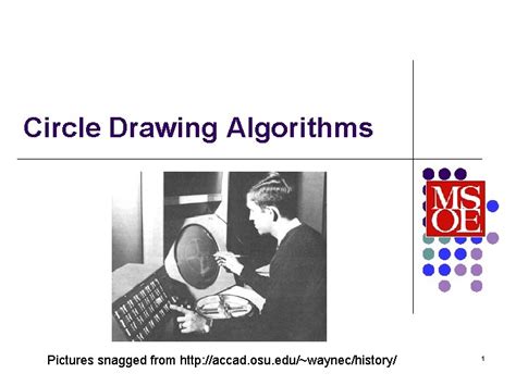 Circle Drawing Algorithms Pictures Snagged From Accad