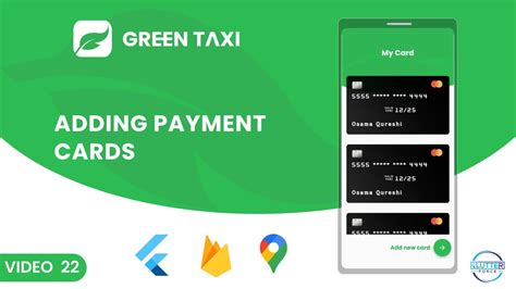 Adding Payment Cards Taxi App Flutter Youtube