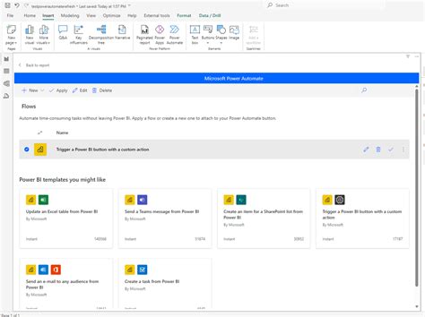 Power Automate Button Not Showing Flows Microsoft Fabric Community