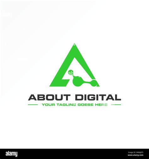 Letter Or Word A Font Like Triangular With Digital Image Graphic Icon