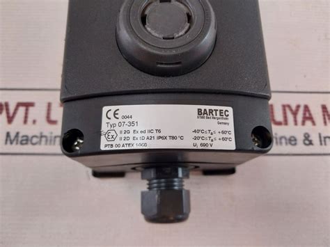 Bartec 07 351 Start Stop Push Button Control Station Aeliya Marine Tech®