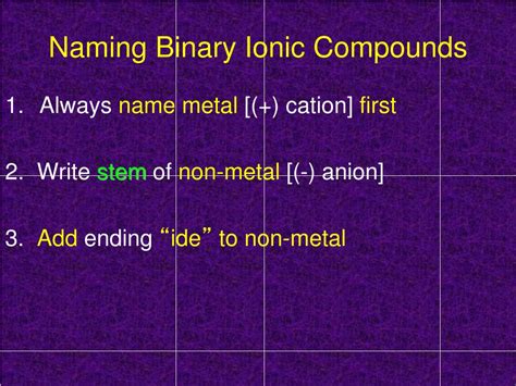 PPT Ionic Compounds Naming PowerPoint Presentation Free Download ID 4573940