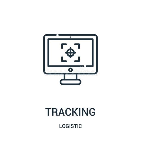 Tracking Icon Vector From Logistic Collection Thin Line Tracking