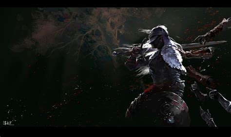 Tarnished And Bloody Wolf Elden Ring Drawn By Tuweibu Danbooru