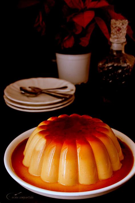 Flan fácil de turrón