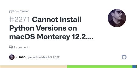 Cannot Install Python Versions On Macos Monterey 1221 Error