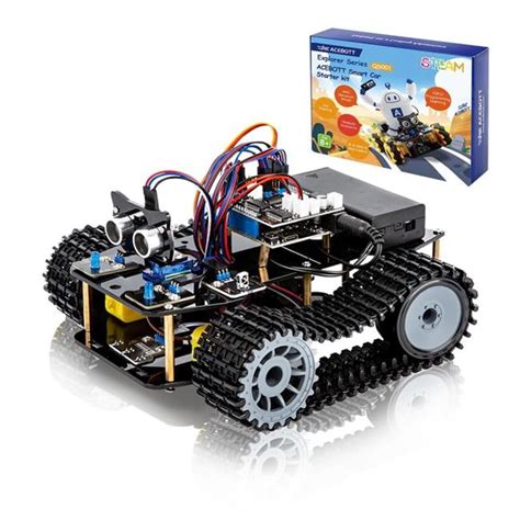 A Sonic Xs71476 Robot Tank Car Kit 4wd Remote Control Car With