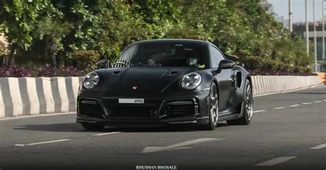 Sachin Tendulkar Spotted Driving His Porsche 992 Techart