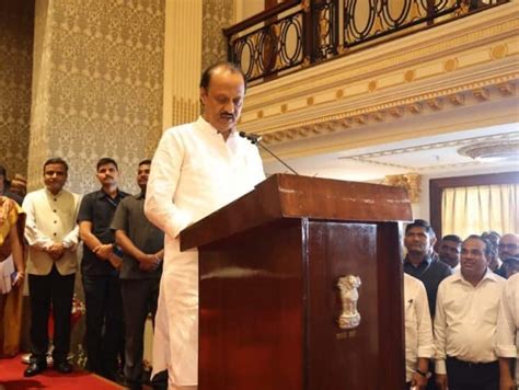 Ajit Pawar Takes Oath As Maharashtra Deputy Chief Minister In Eknath