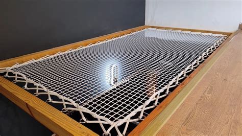 30 Mm White Polyester Braided Loft Net Hammock Floor Net Mezzanine Net Loft Hammock Net At